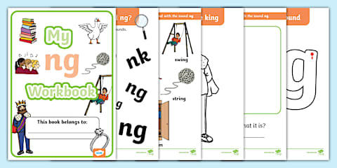 'sh, th, th, ng' Phonics Lesson Pack - Level 3, Week 3, Lesson 5
