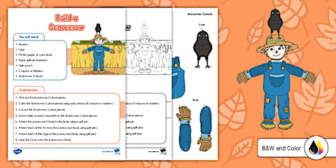 Fall Scarecrow Cardboard Tube Craft