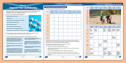 The Question Matrix PowerPoint: Learning How to Ask Better Questions