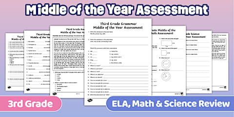 Third Grade Middle of the Year ELA Assessment