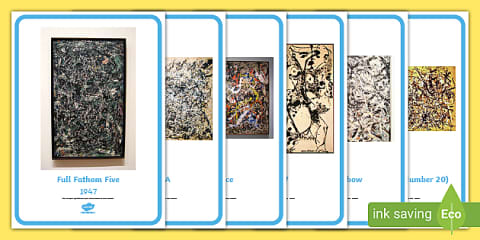 All About Jackson Pollock PowerPoint & Google Slides for 3rd-5th Grade
