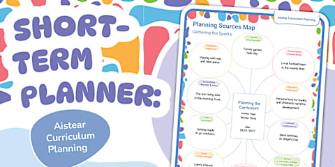 Photo & Video Caption Cards - Aistear Curriculum Planning