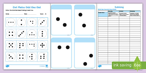 0-20 Number Subitising Flash Cards