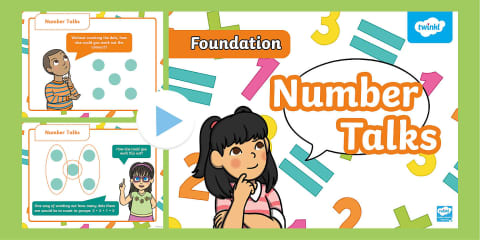Number-Talks Pictures PowerPoint | Maths | Twinkl