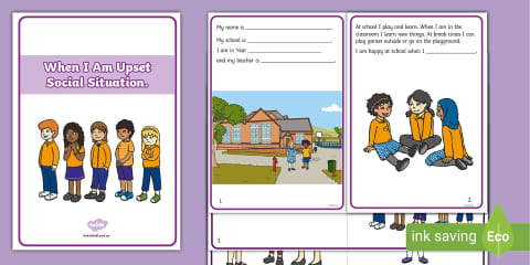 Social Situation (Feeling Angry) - Behaviour management, self-awareness ...