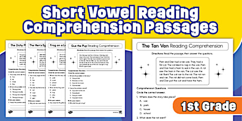 First Grade Summer Context Clues Reading Passage Comprehension and ...