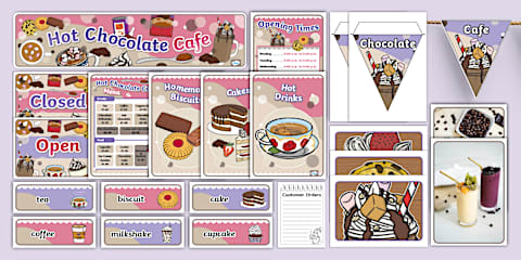 Café Role-Play Printables | Role-Play Props | Twinkl