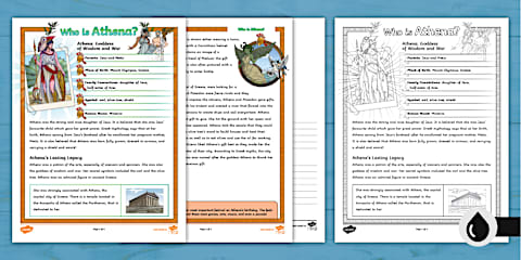 Poseidon Greek God Intermediate Reading Comprehension