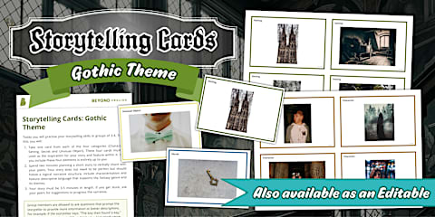 Gothic Writing Stimulus Pictures