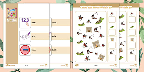 SEND Structured Steps Toys Count and Write Within 10