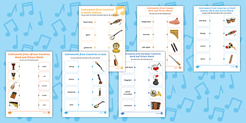 KS1 Exploring Musical Instruments Around the World Information Poster