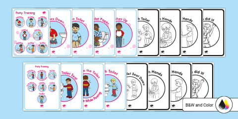 Potty Training Chart With Categories