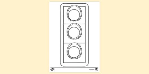 Self Assessment Traffic Lights Worksheet