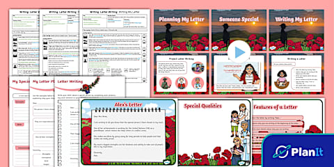 Years 1-2 Writing: Anzac Day Letter Writing Genre Pack