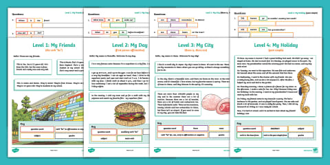 Basic Sentence Structure | Subject & Predicate Worksheets for ELL
