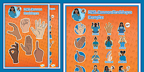 NZSL Audiology Key Signs Display Poster