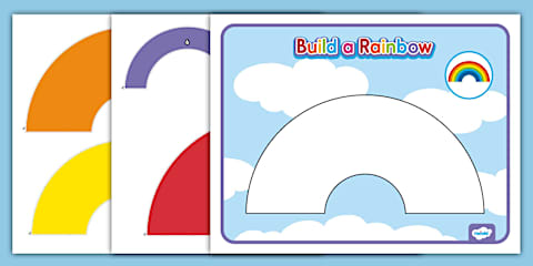 Editable Name Rainbow Craft for PreK-K