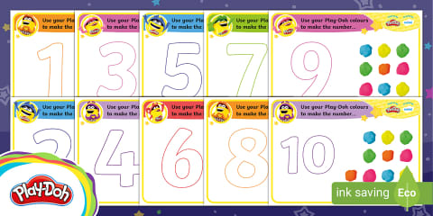 Division Modelling Dough Mats - Division