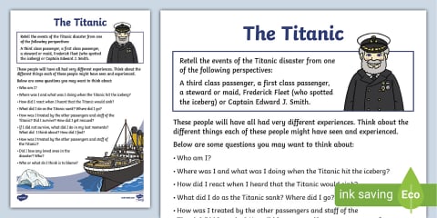 The Titanic Fact File Template
