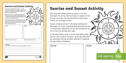 KS2 Sunset Watercolour Art Activity