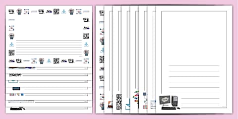 Celebrations Page Borders - Writing Frames - Twinkl
