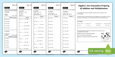 The Laws of Arithmetic – Commutative, Associative and Distributive ...