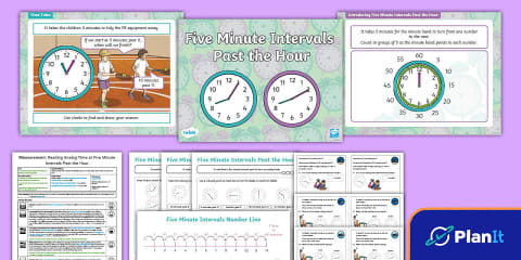 Year 3 Measurement: Reading Analog Time at Quarter To - Lesson 2