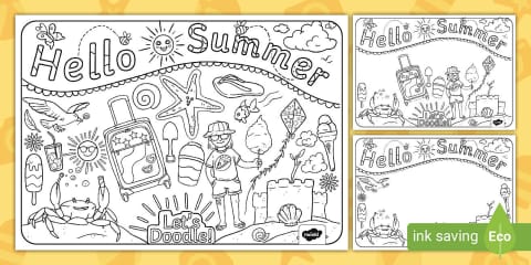 Summer Party Display Banner