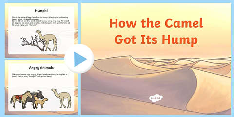 How the Camel Got Its Hump Story Sequencing Cards