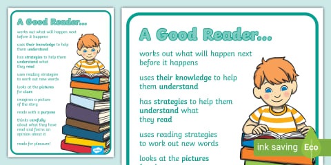 5 Keys to Become a Better Reader Poster