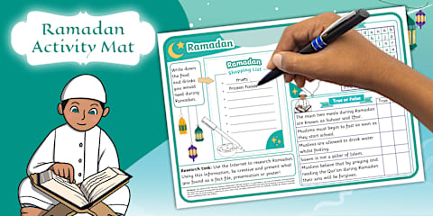 30 Days of Ramadan - Weekly Behaviour Reward Chart