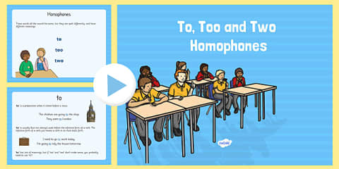 There, Their and They're Homophones PowerPoint
