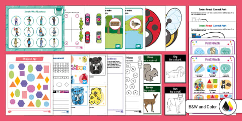 Prekindergarten Printable Assessment Pack