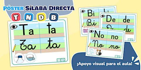 Poster: Sílabas Directas M L P S