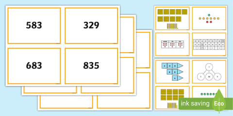 Three-Digit Numbers Bar Model Expanded Form Activity - bar modelling ...