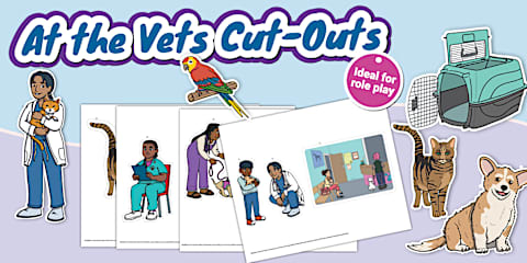 Kitchen Role Play Cut-Outs