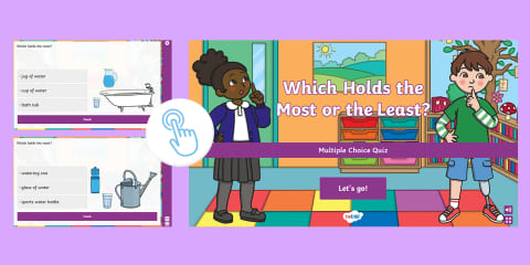 EYFS Measuring Capacity Interactive Game | Twinkl