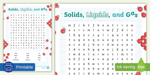 Solids, Liquids and Gases