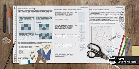 Design a Tessellating Tile Activity Sheet