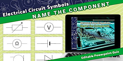 Electrical Circuit Symbols: Draw the Component PowerPoint