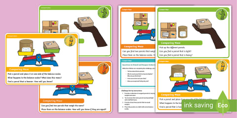 EYFS Ages 3-5 Creative Ways to Use Play Trays: Compare Size, Mass and ...