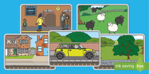 The Train Ride: Counting to 10 Activity