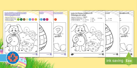 Easter Hunt Pencil Control Path Worksheets French