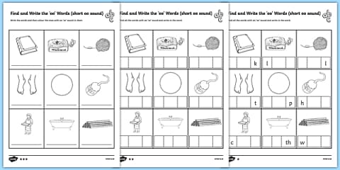 Short and Long 'oo' Spelling Anchor Charts