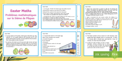 Easter Inference Picture Cards French