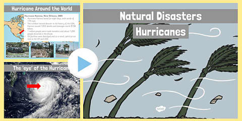 Label and Color the Hurricane Worksheet for 3rd-5th Grade
