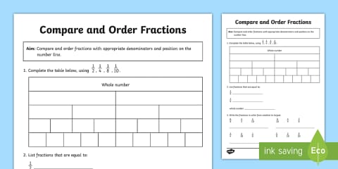 Matching Fractions Card Game