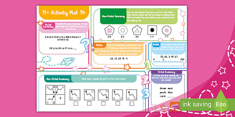 11+ Activity Mat 10