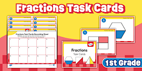 First Grade Composing Shapes Challenge Cards