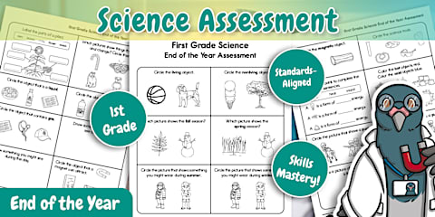 First Grade End of the Year Assessment Pack